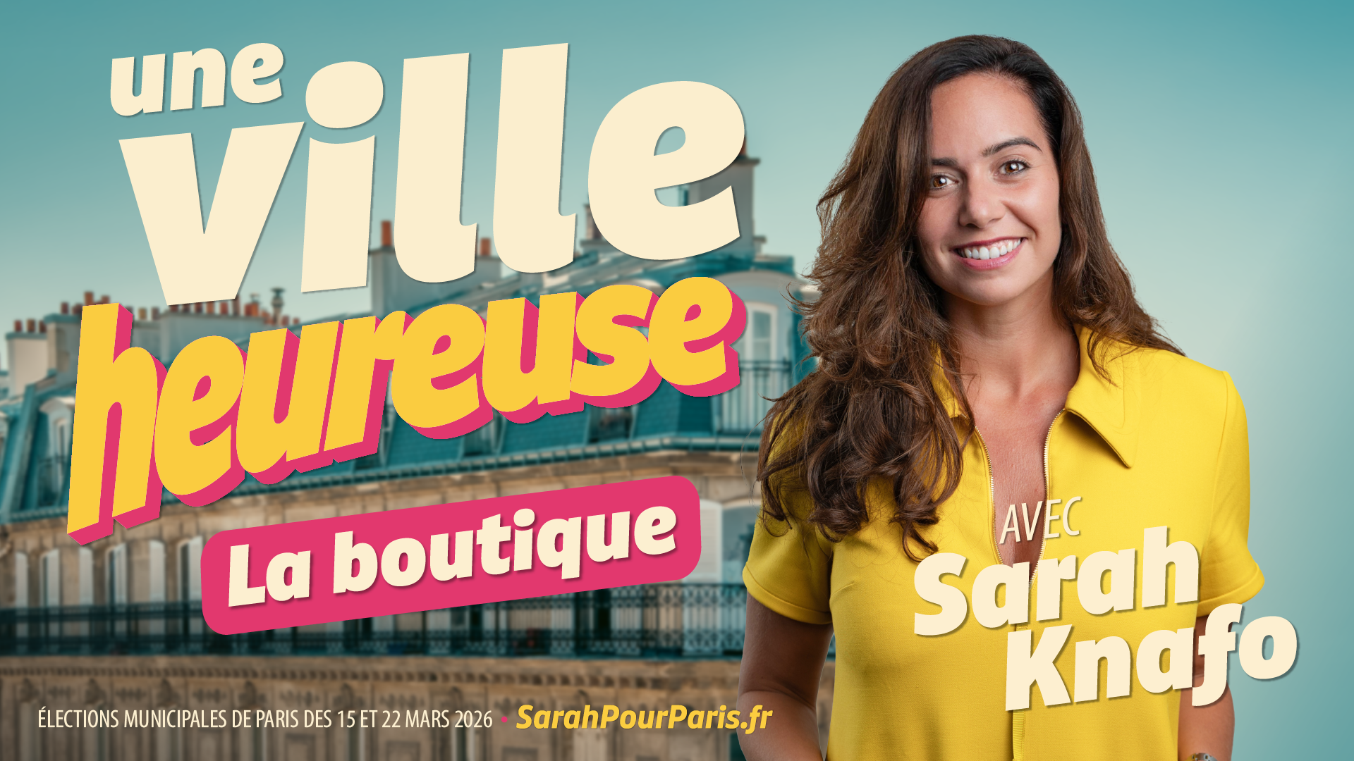 Une Ville Heureuse avec Sarah Knafo